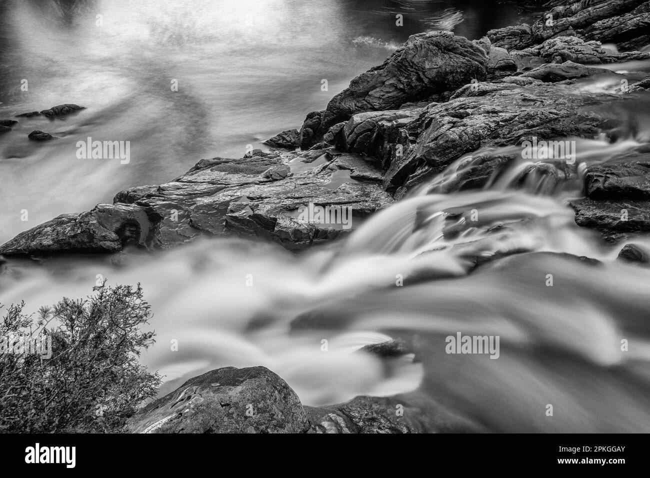 Cassley Waterfalls, Sutherland, Scotland Stock Photo - Alamy