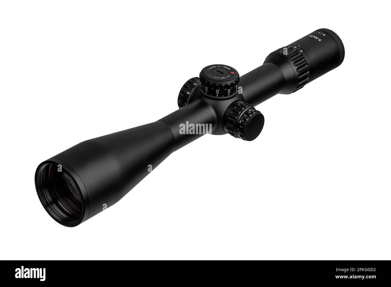 Modern sniper scope. Optical device for aiming and shooting at long ...