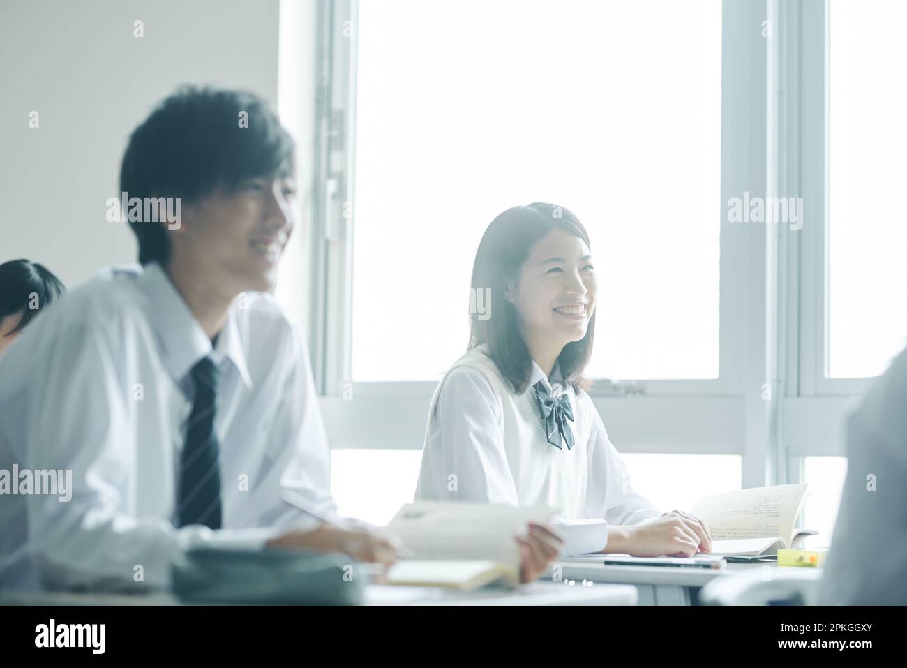 High school students taking a class in a classroom Stock Photo - Alamy
