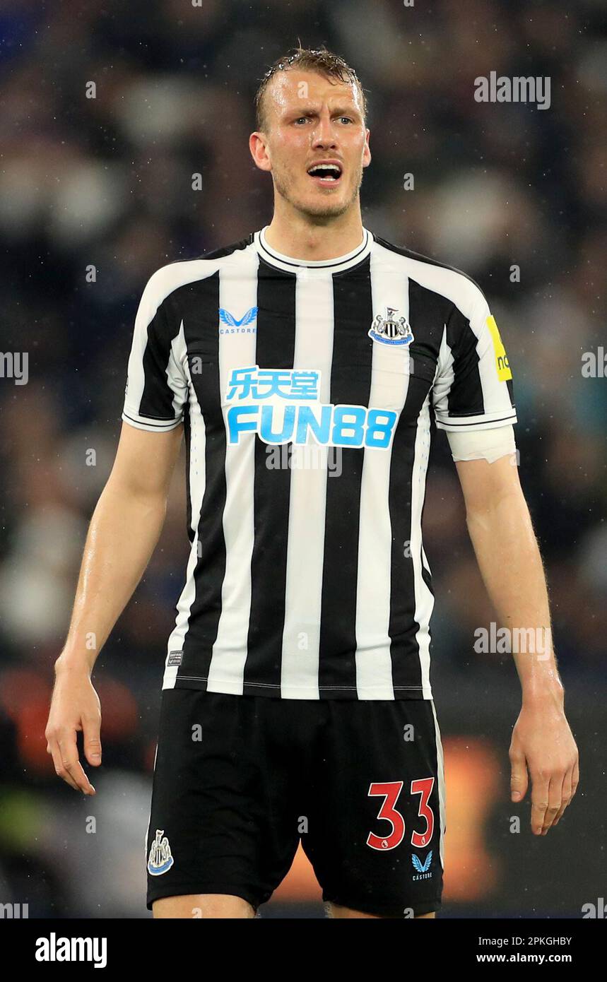 Newcastle United's Dan Burn during the Premier League match at the ...