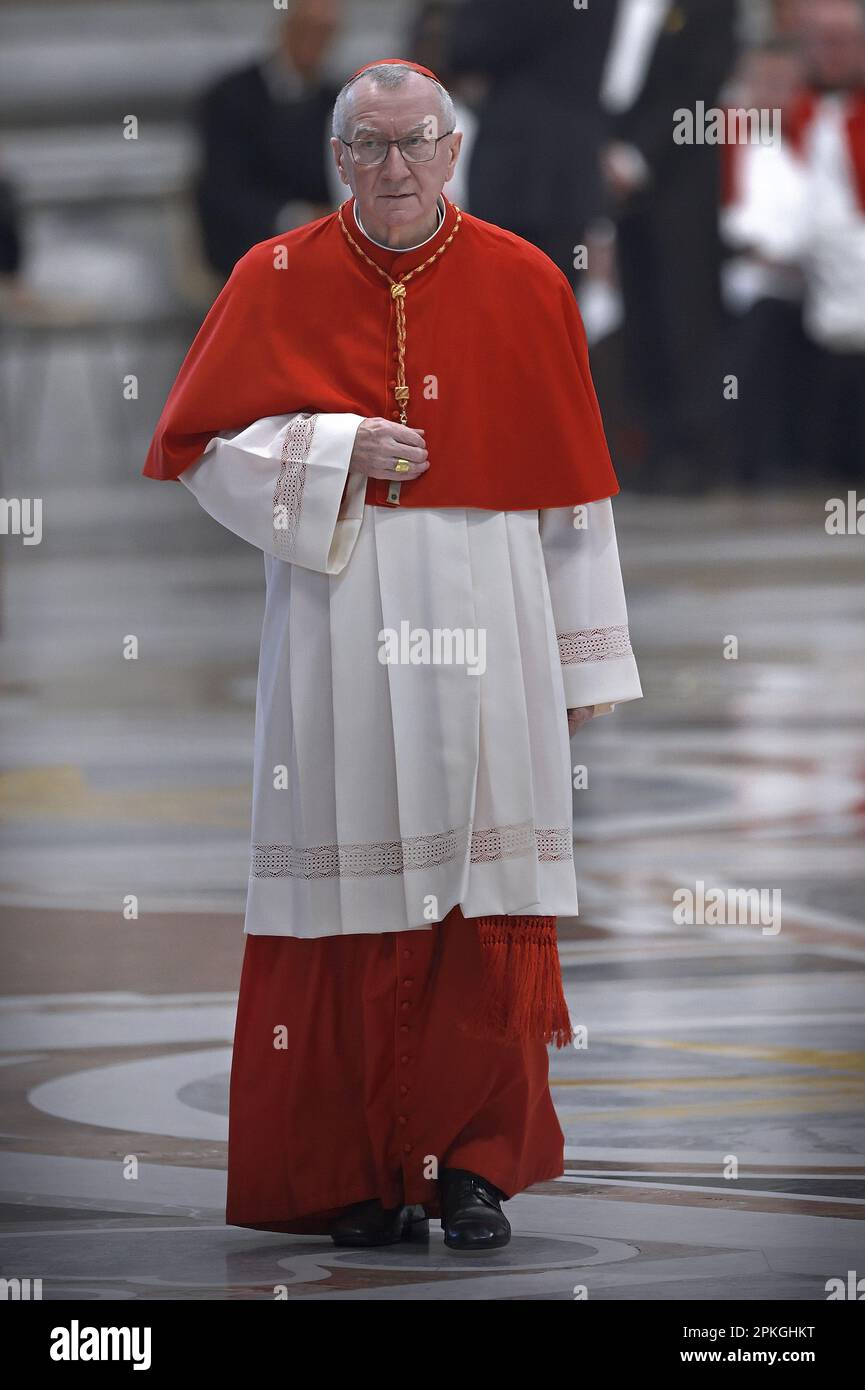 Vatican City, Vatican City. 07th Apr, 2023. Cardinal Pietro Parolin ...