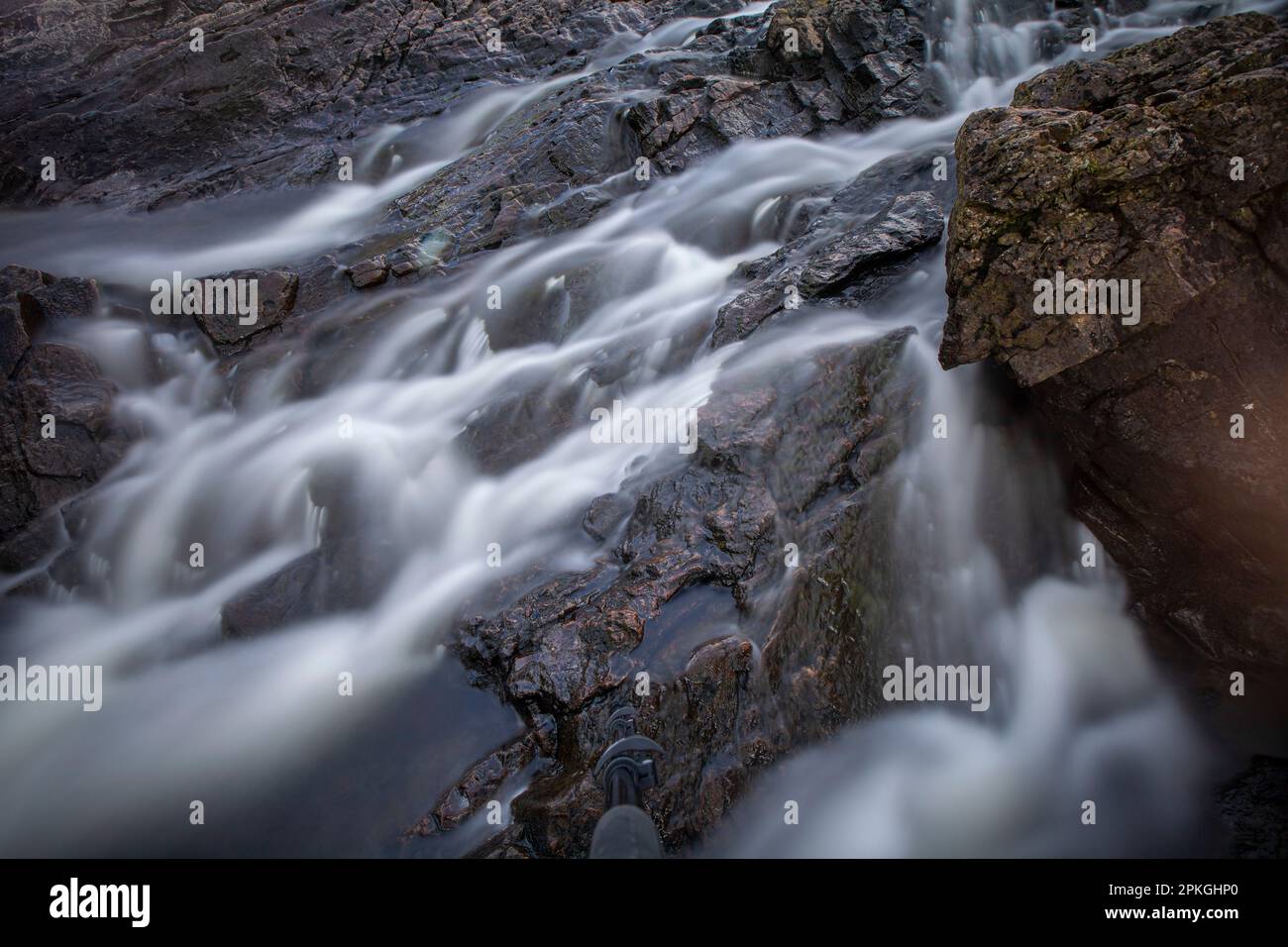 Cassley waterfalls, Sutherland, Scotland Stock Photo - Alamy