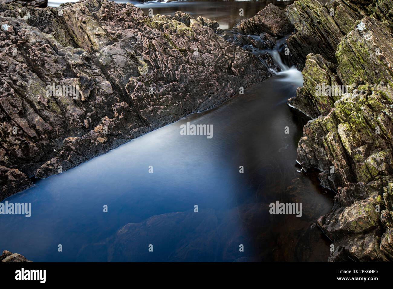 Cassley waterfalls, Sutherland, Scotland Stock Photo - Alamy