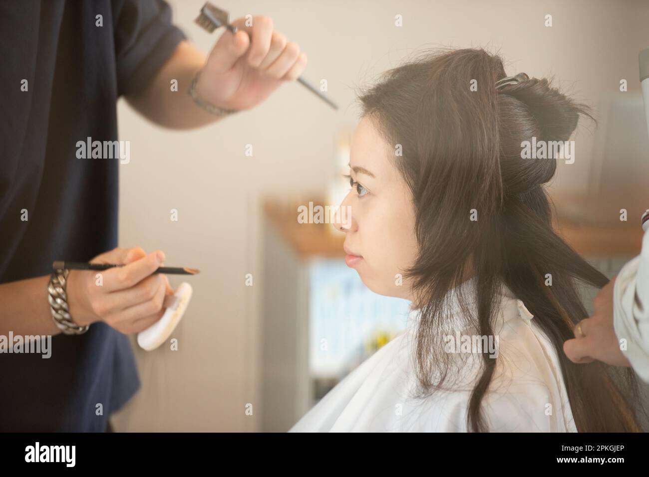 Hair done salon hi-res stock photography and images - Alamy