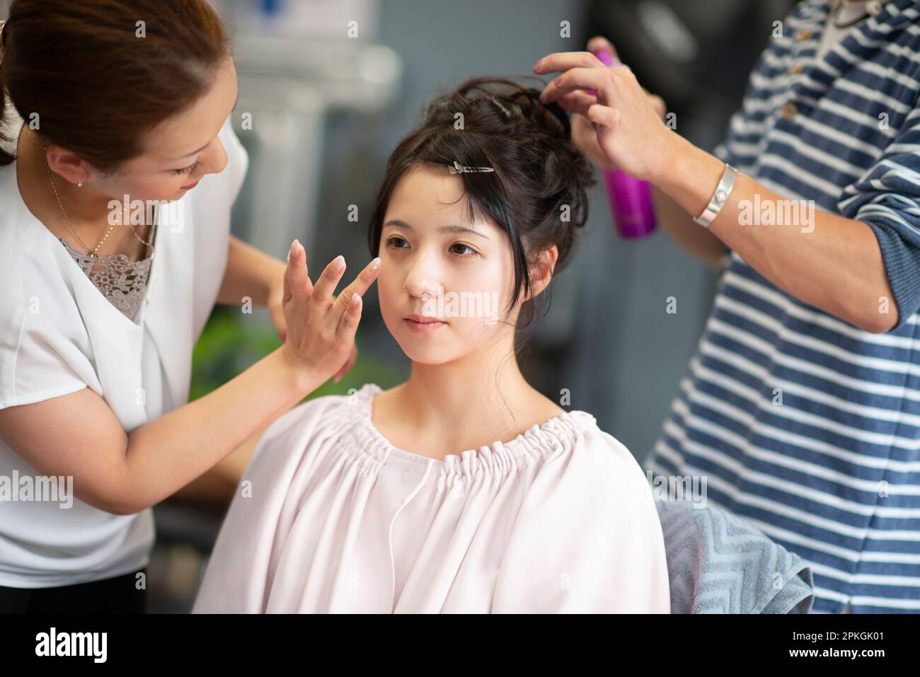 Hair done salon hi-res stock photography and images - Alamy