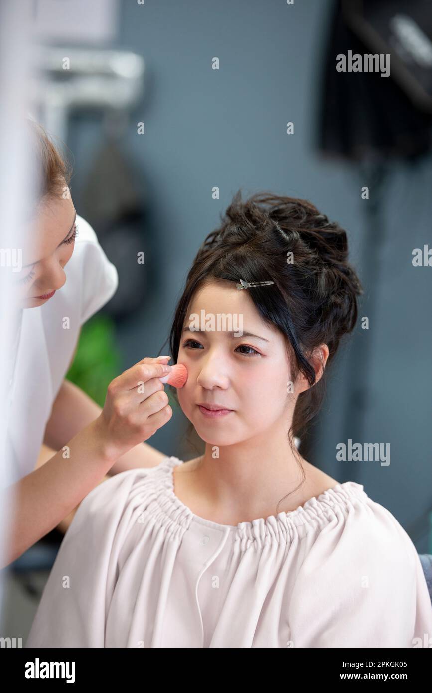 Blush painting hi-res stock photography and images - Alamy