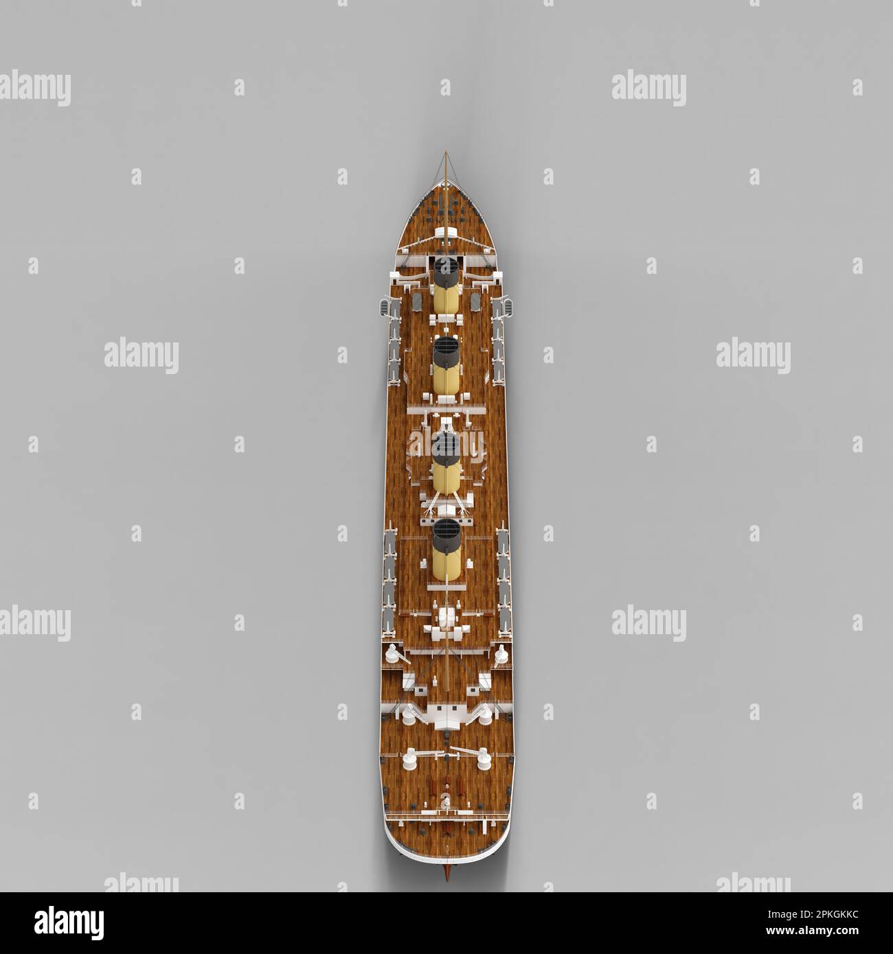 A luxurious yacht sailing forward, its back deck visible in the frame ...