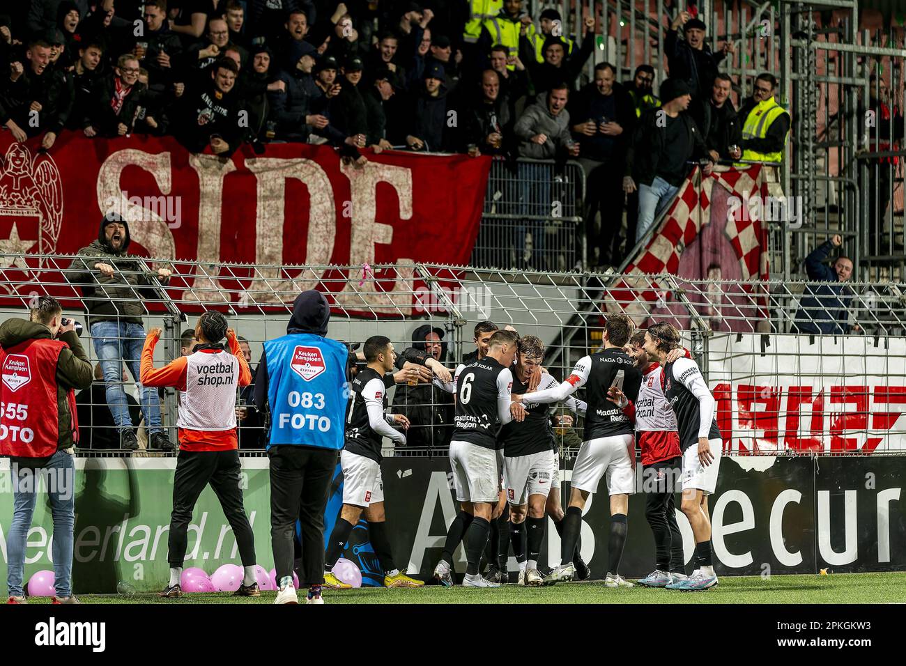HELMOND, 07-04-2023. Stadion de Braak, Stadium of Helmond Sport. Dutch Keukenkampioen Divisie ...