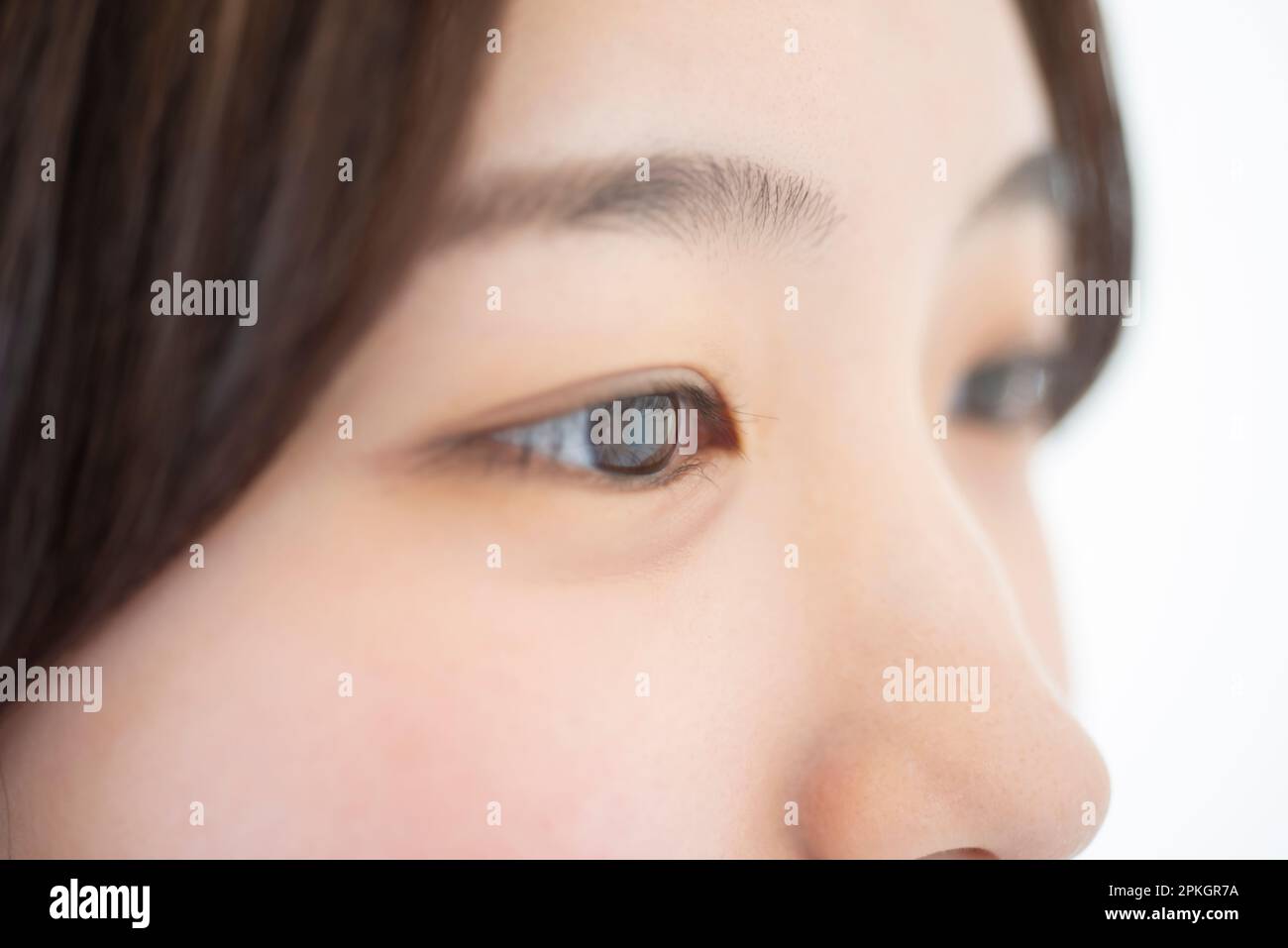 Person face close up nose hi-res stock photography and images - Alamy