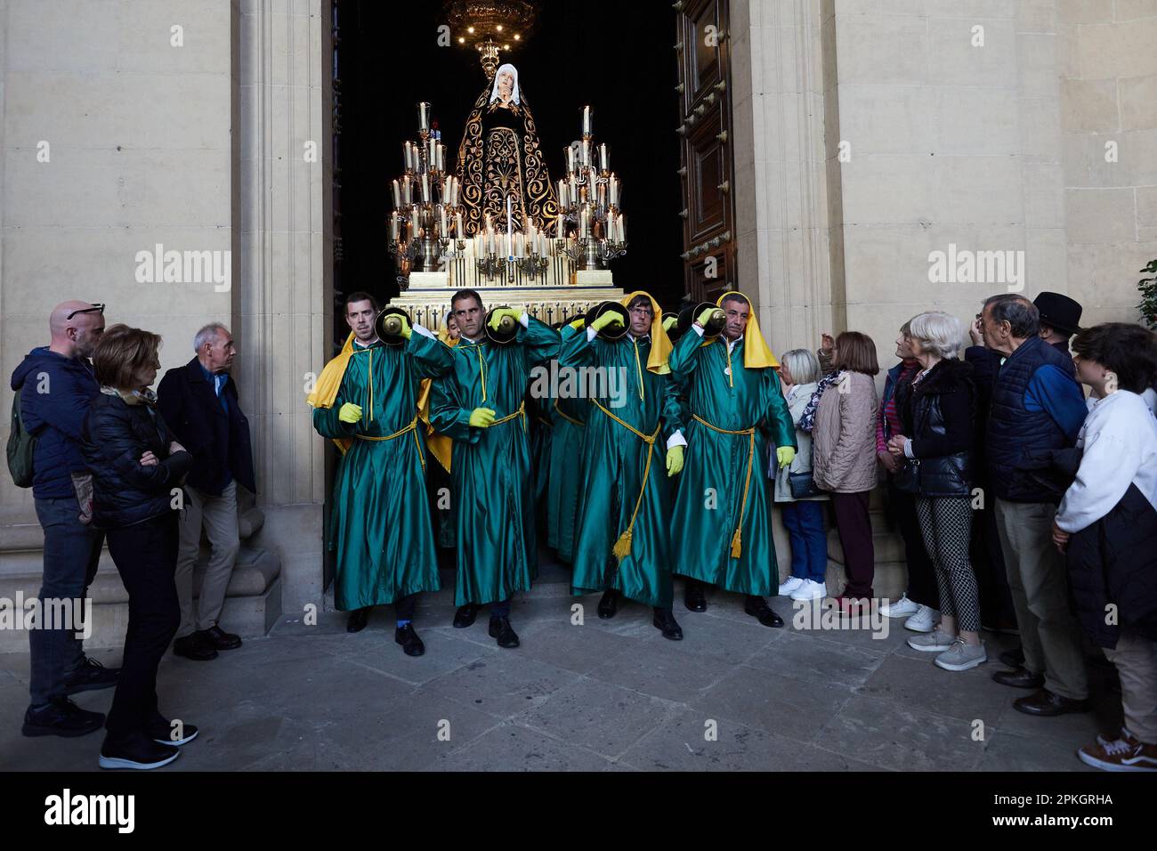 Pamplona, Navarra, España. Spain.7th Apr. 2023. Religion. Holy Week ...