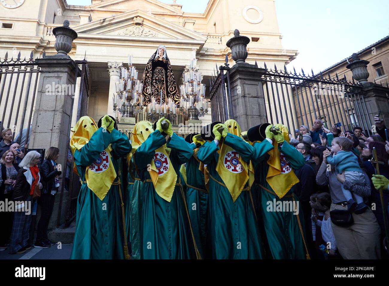 Pamplona, Navarra, España. Spain.7th Apr. 2023. Religion. Holy Week ...
