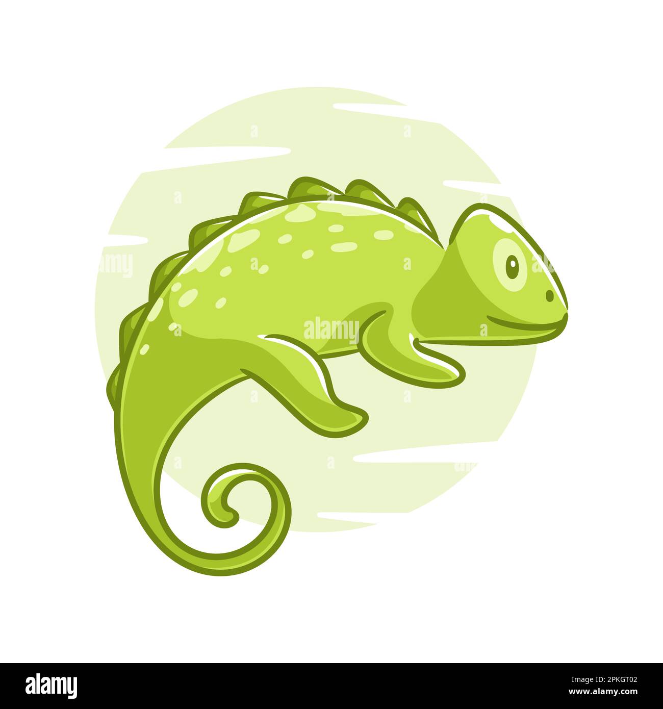 Cute chameleon hand drawn Stock Vector Images - Alamy
