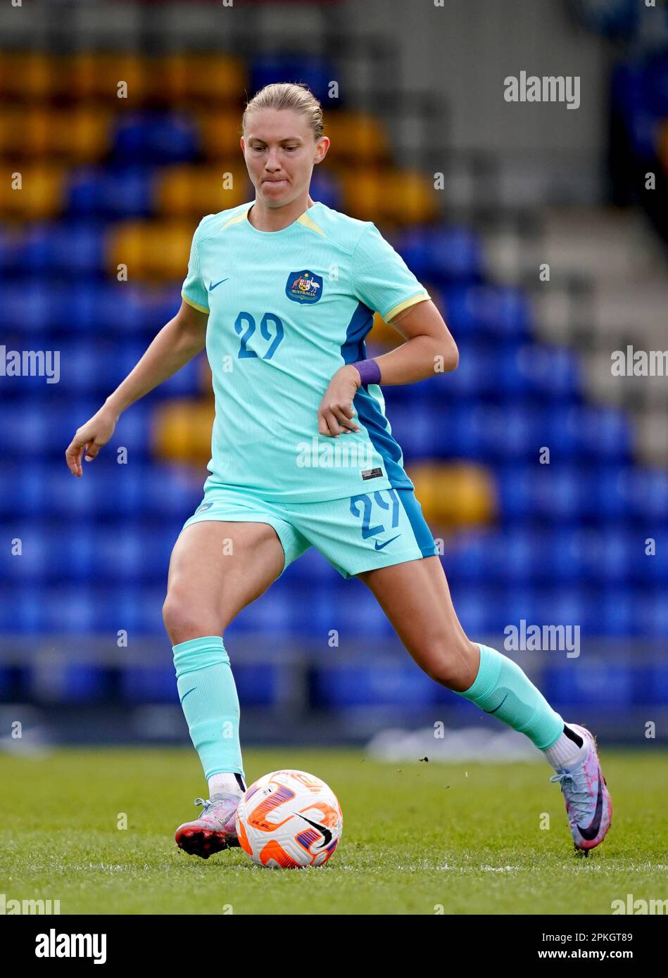 Australia's Claire Hunt during an International Friendly match at ...