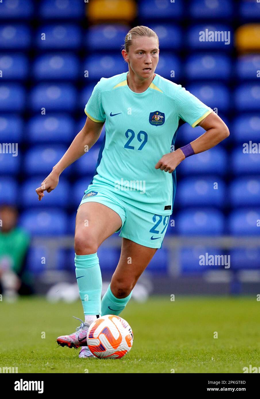 Australia's Claire Hunt during an International Friendly match at ...