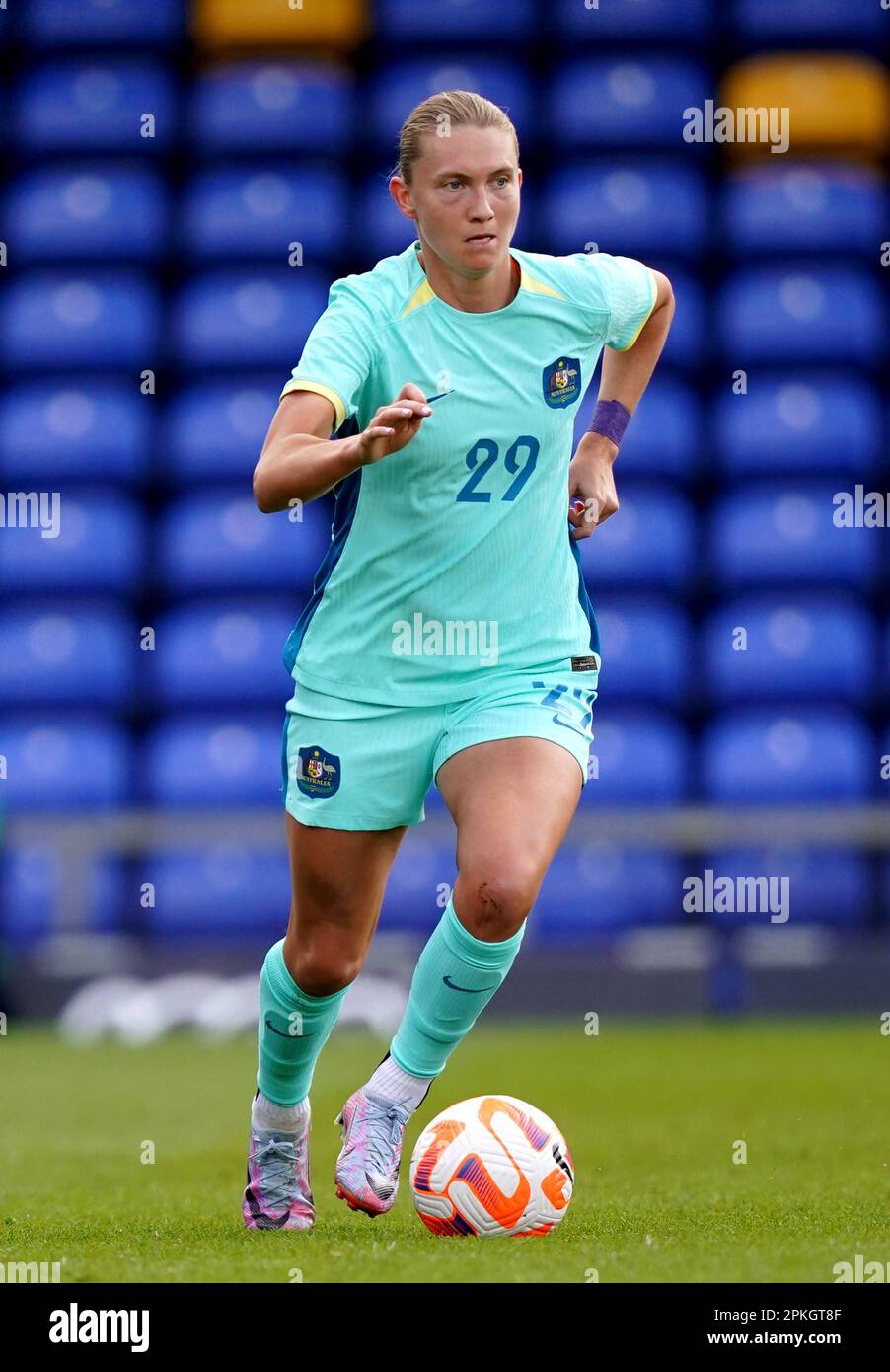 Soccer international friendly scotland australia hi-res stock ...