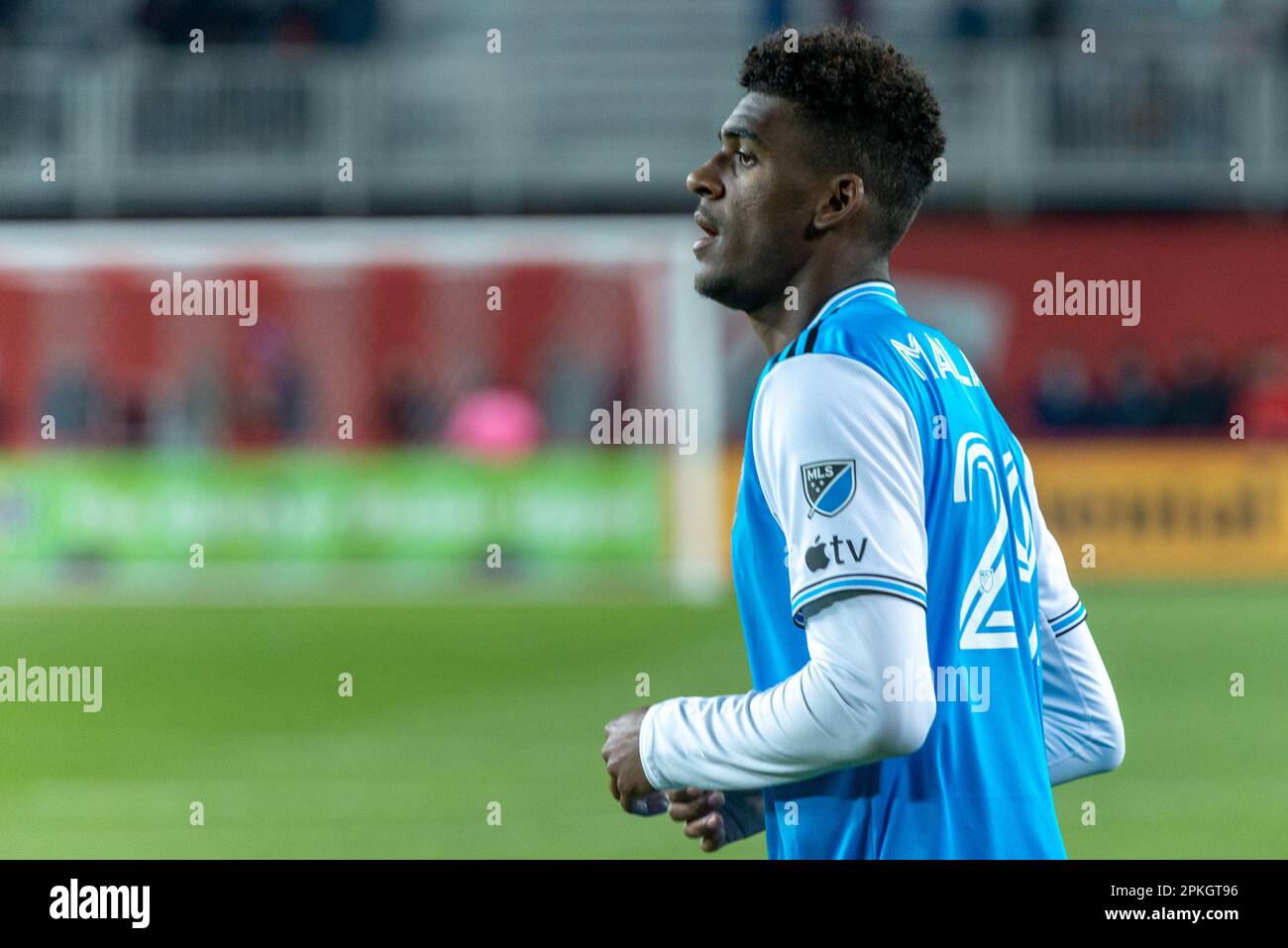 Toronto, ON, Canada - April 1: Adilson Malanda #29 defender of the ...