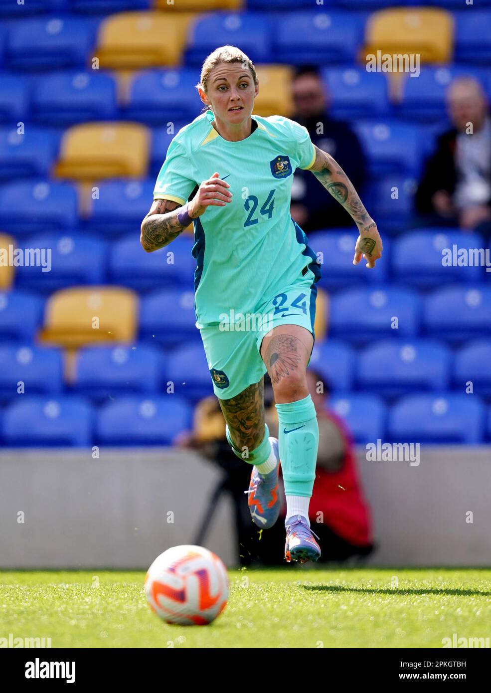 Australia's Larissa Crummer during an International Friendly match at ...