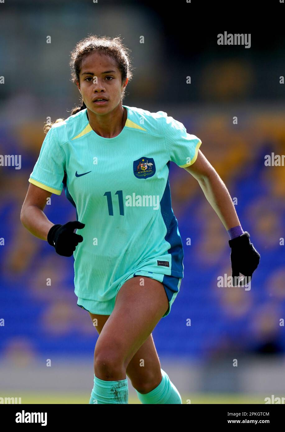 Australia's Mary Fowler during an International Friendly match at ...