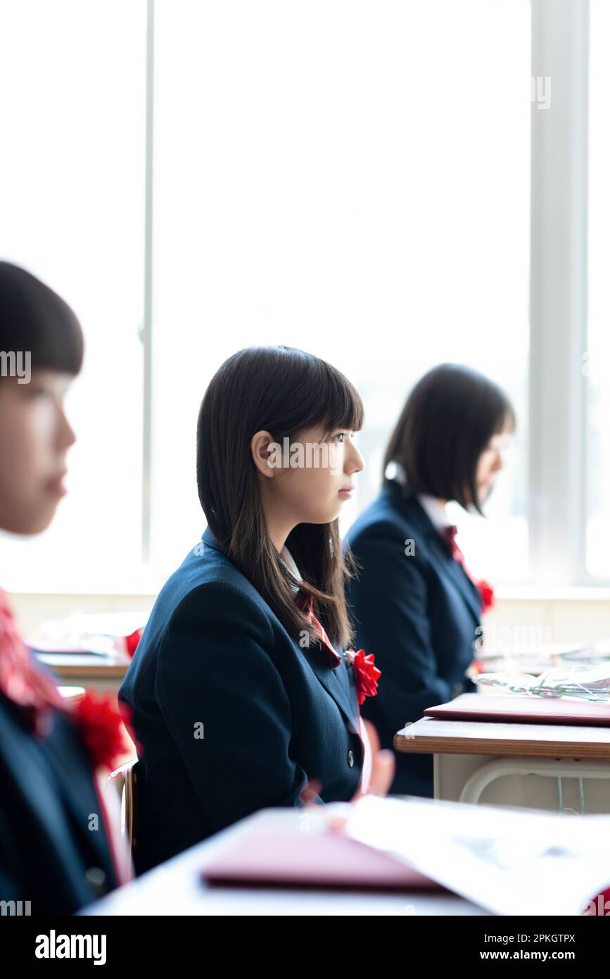 Female student about to graduate Stock Photo - Alamy