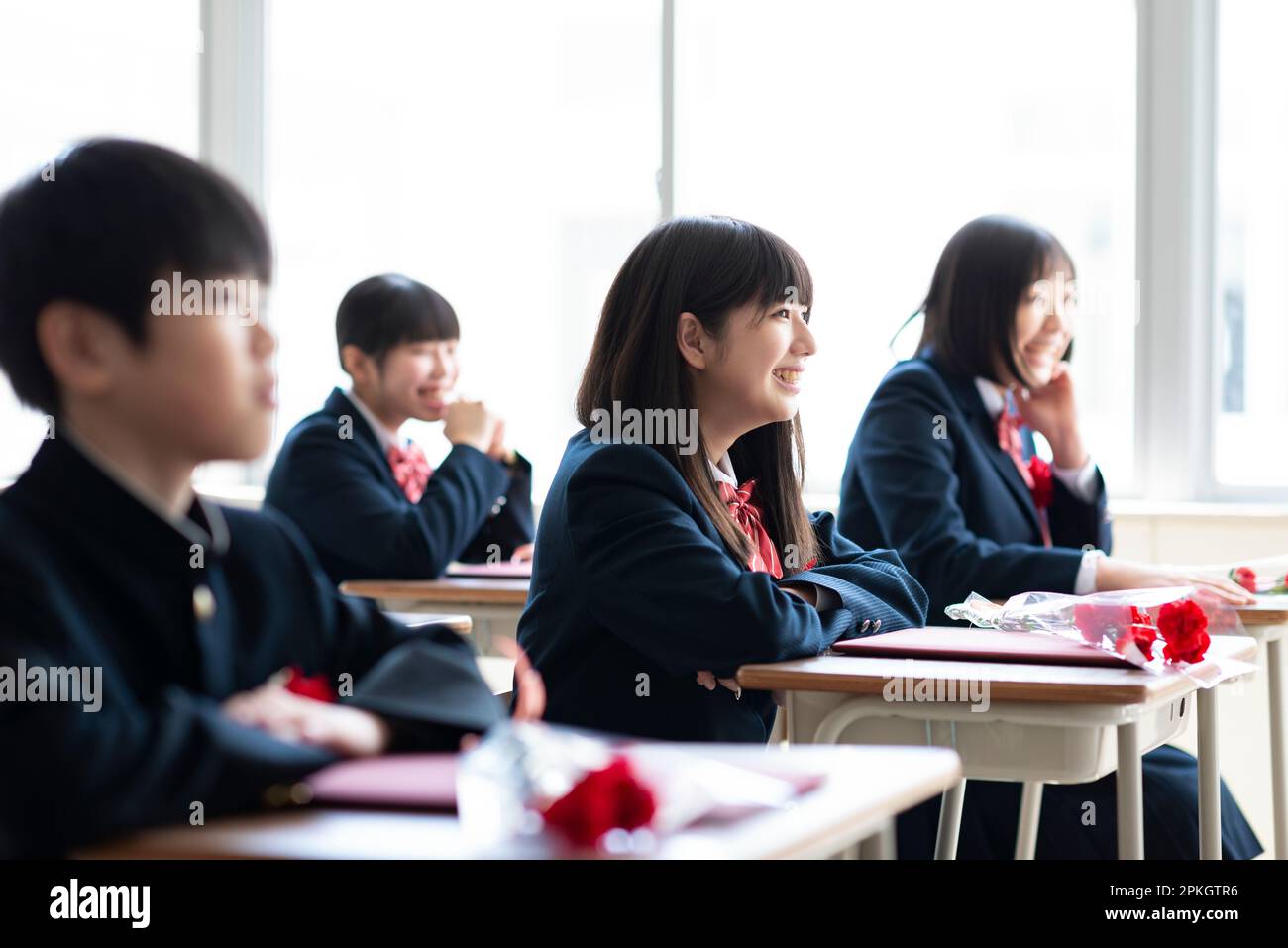 A student welcoming her graduation Stock Photo - Alamy