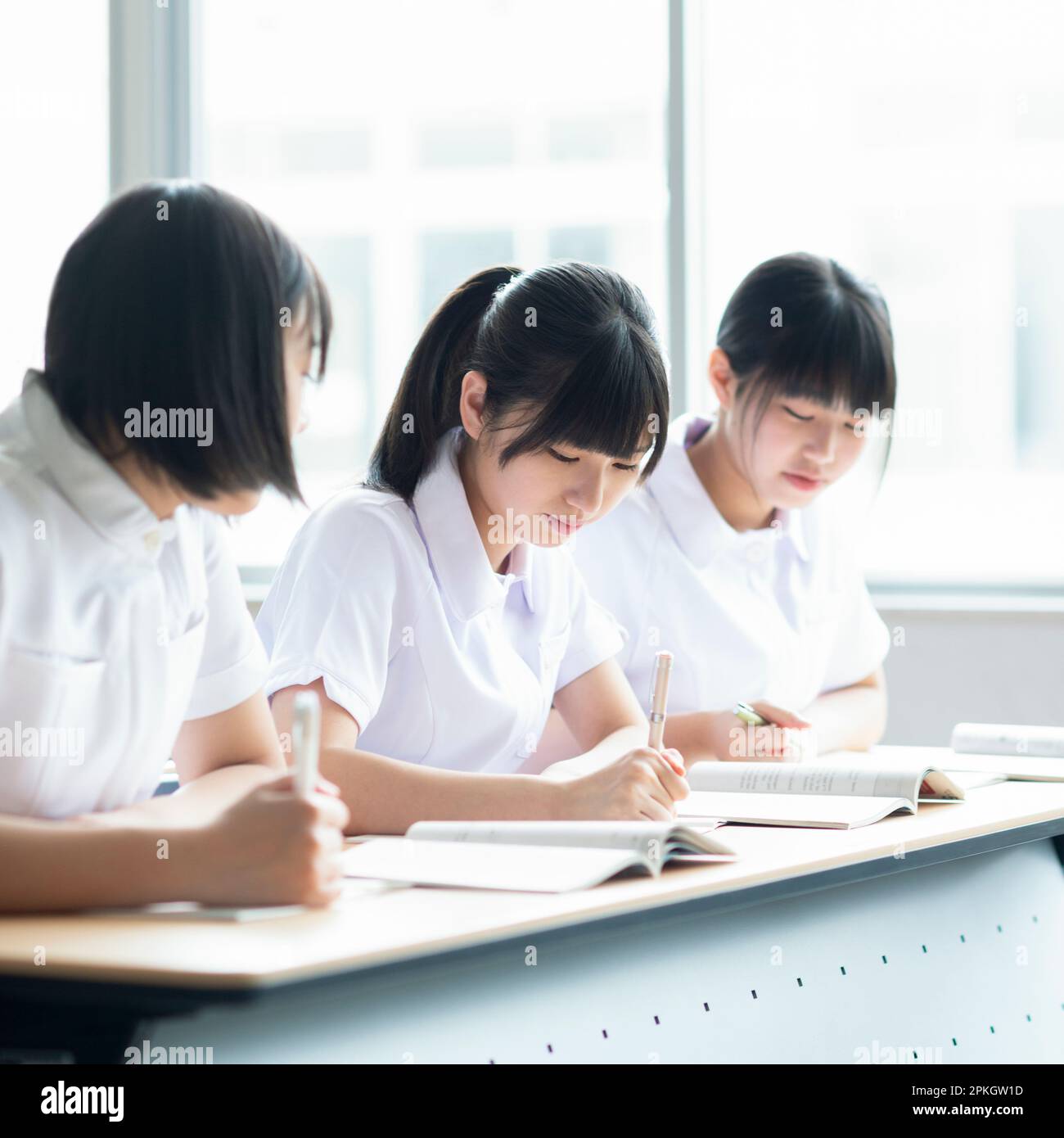 Nursing students taking a class in a classroom Stock Photo - Alamy