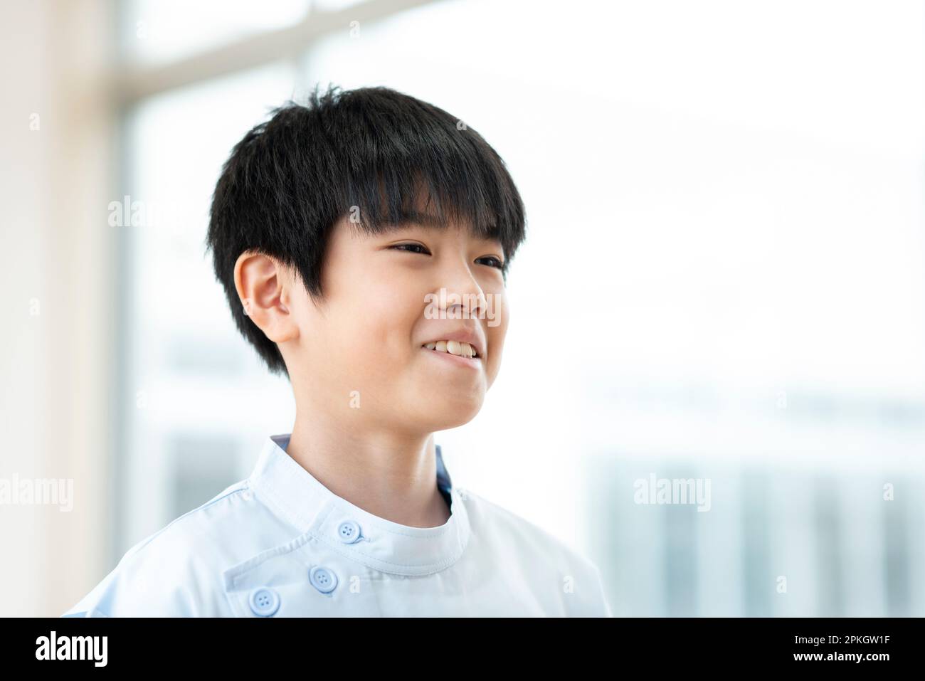 Nursing student smiling Stock Photo - Alamy