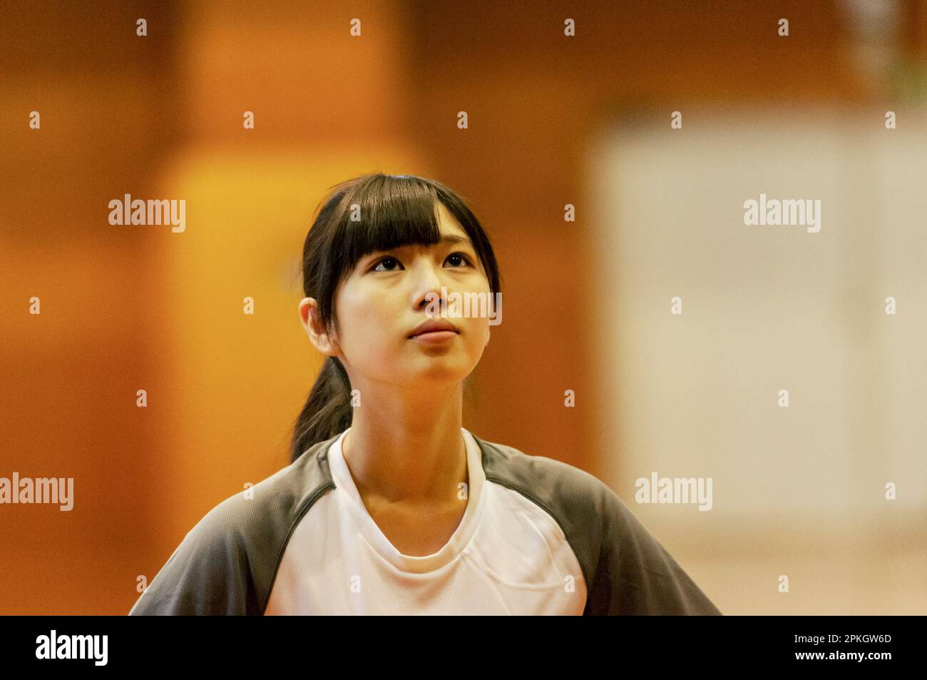Female students exercising in the gymnasium Stock Photo - Alamy