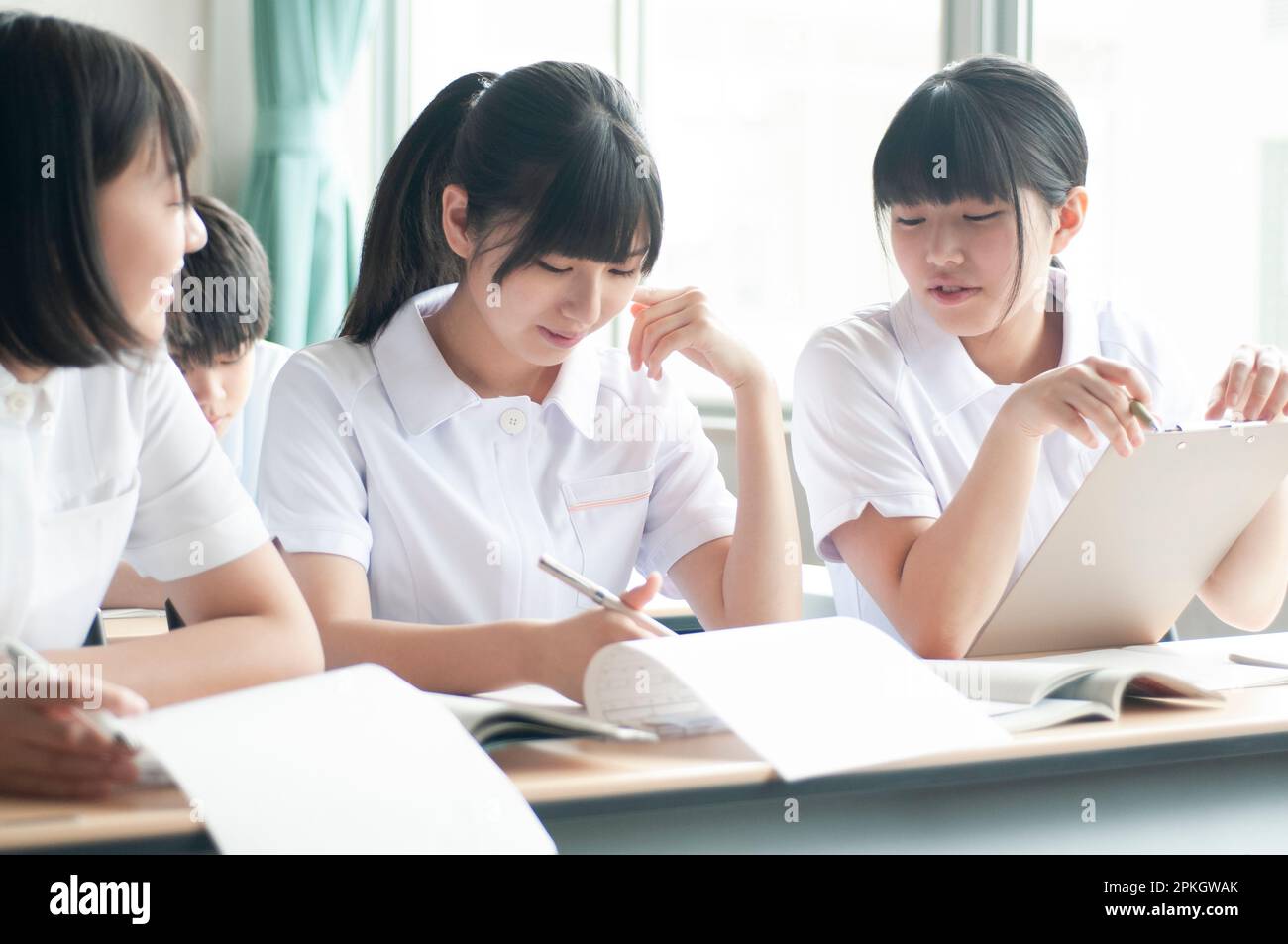 A nursing student studying Stock Photo - Alamy