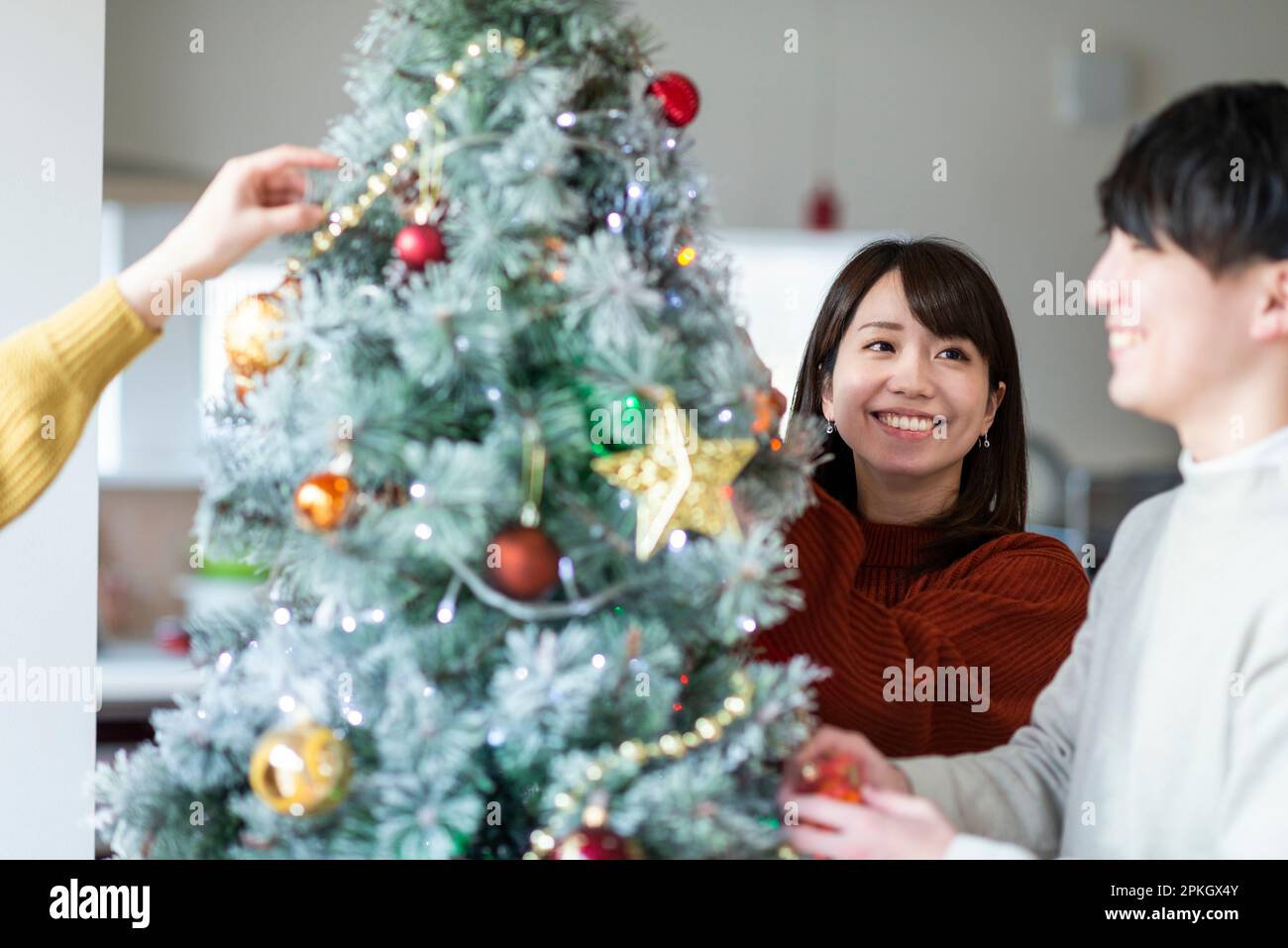 Merry christmas happy people hi-res stock photography and images - Alamy