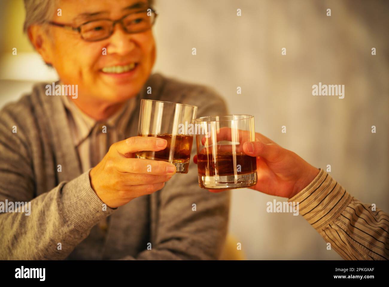 Whiskey man talking hi-res stock photography and images - Alamy