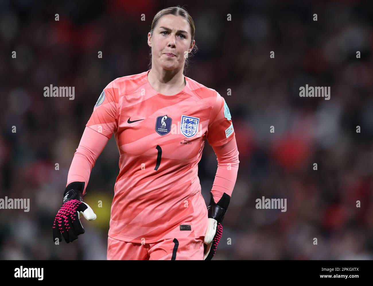 London, England, 6th April 2023. Mary Earps of England during the Women ...