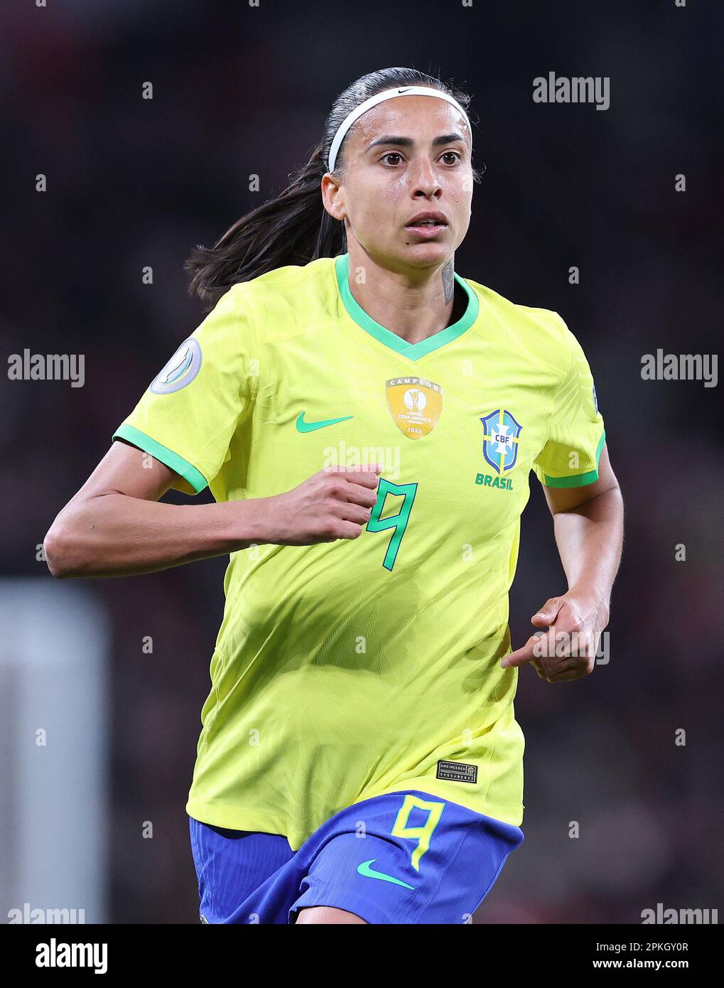 London, England, 6th April 2023. Andressa Alves of Brazil during the ...