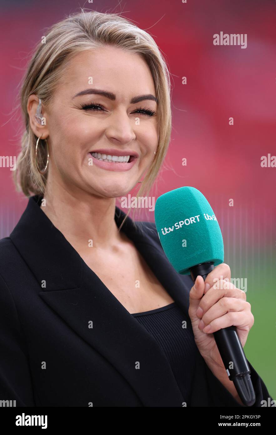 London, UK. 6th Apr, 2023. T.V and radio presenter Laura Woods while ...