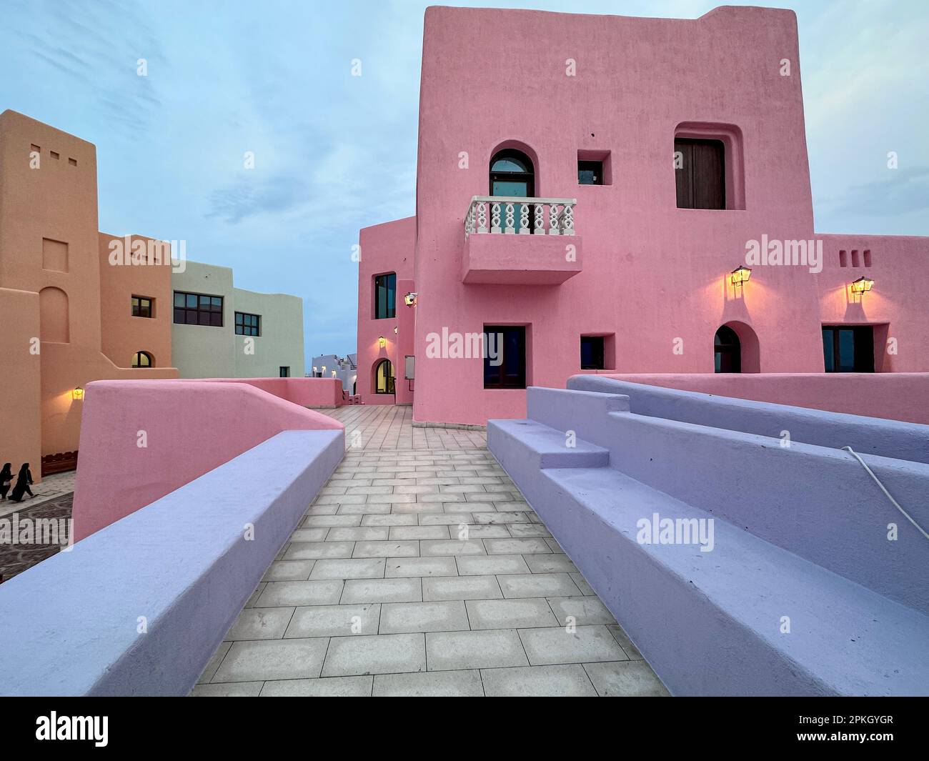 Old Doha port redevelopment into Mina district Box Park Qatar Stock ...