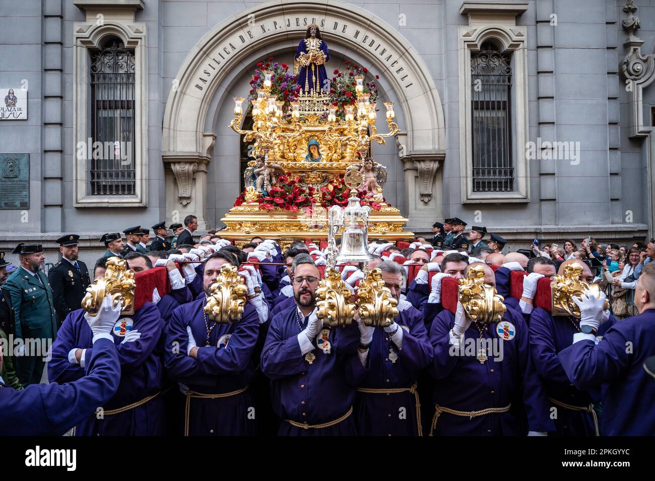 Madrid, Spain. 07th Apr, 2023. The figure of Jesus de Medinaceli is ...