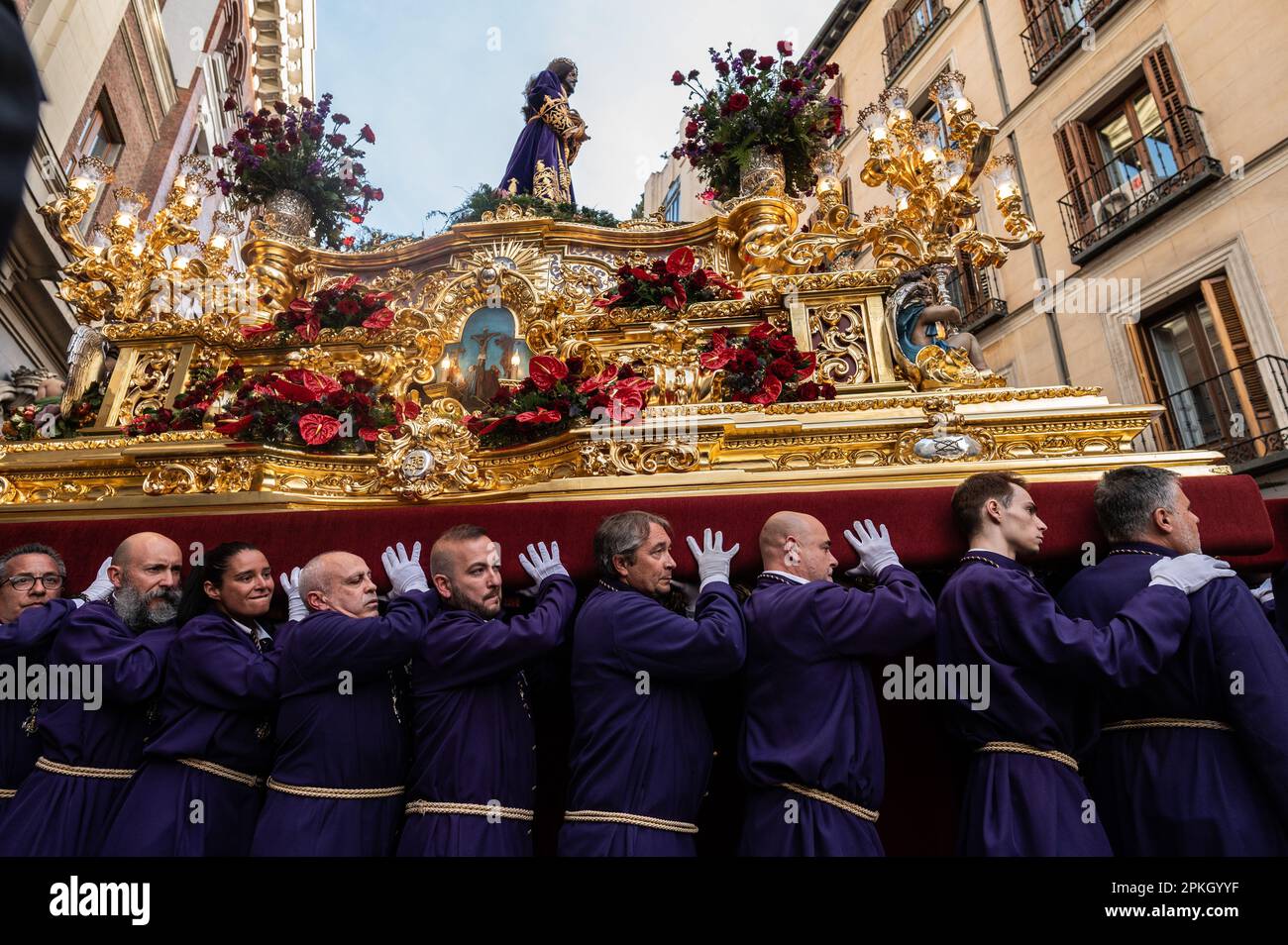 Madrid, Spain. 07th Apr, 2023. The figure of Jesus de Medinaceli is ...