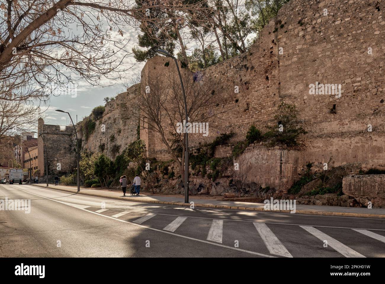 Ronda de les muralles in Denia, Alicante, Valencian Community, Spain ...