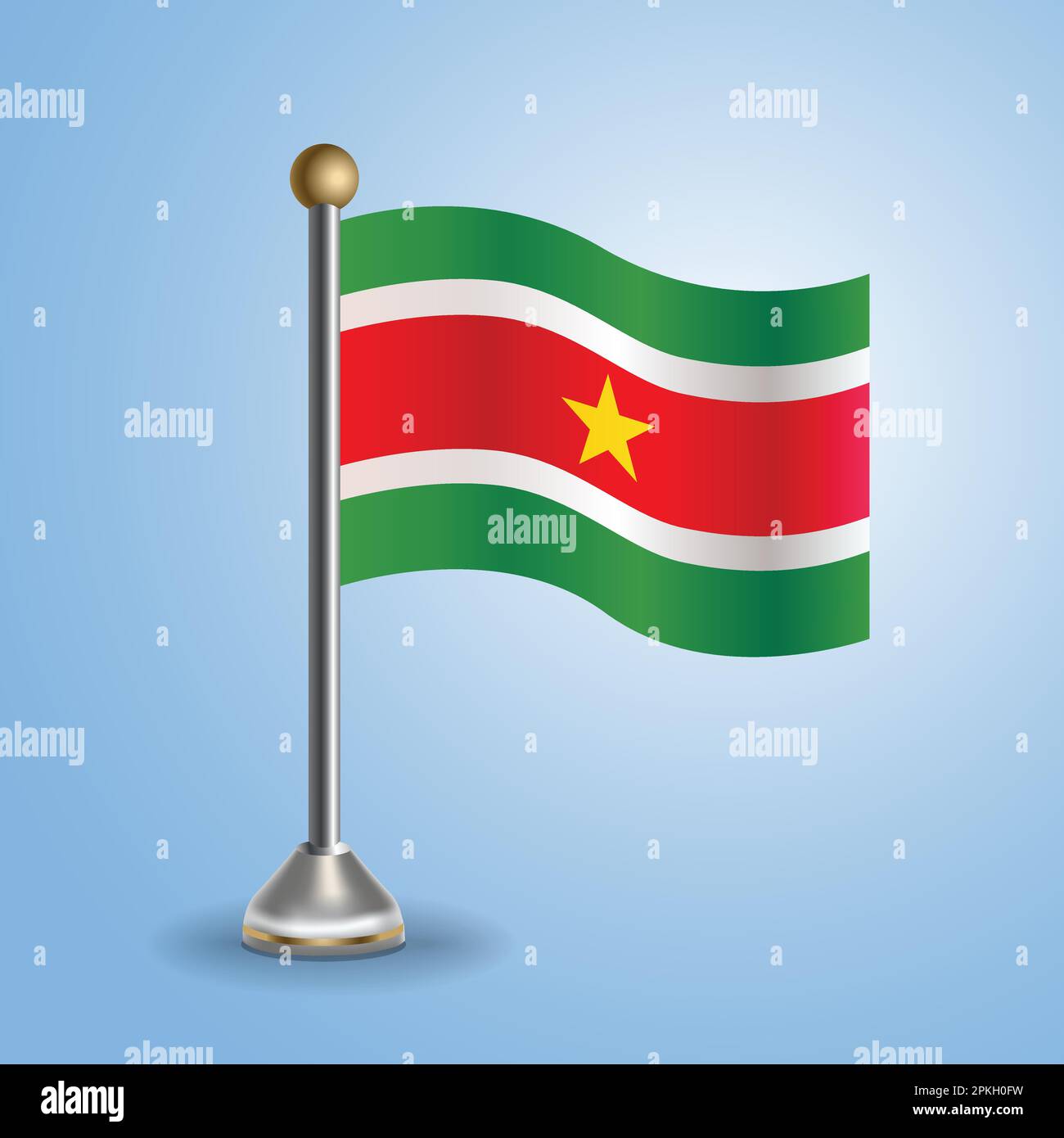 State table flag of Suriname. National symbol, vector illustration Stock Vector Image & Art - Alamy