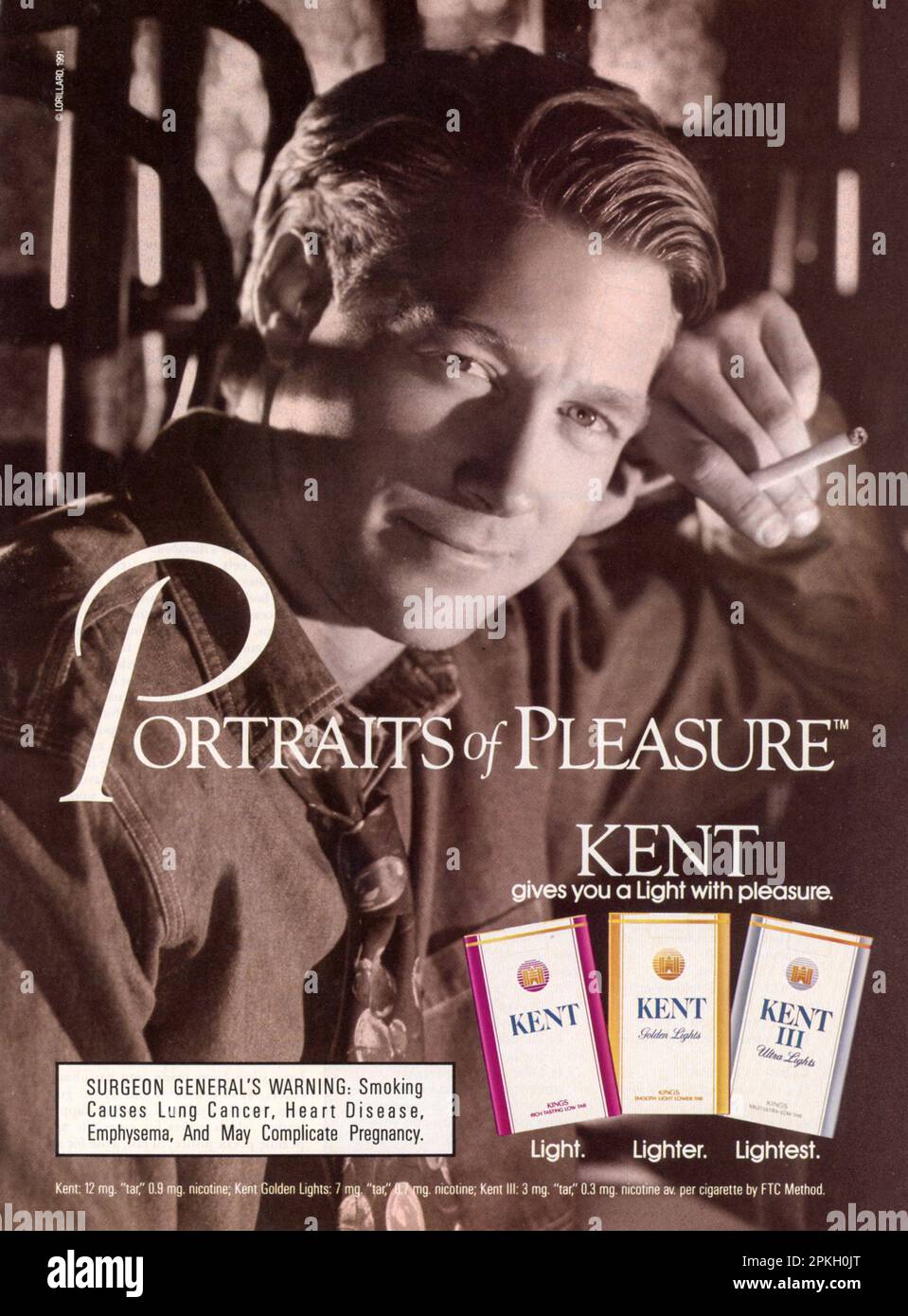 Vintage "Playboy" November 1991 magazine issue advert, USA Stock Photo ...
