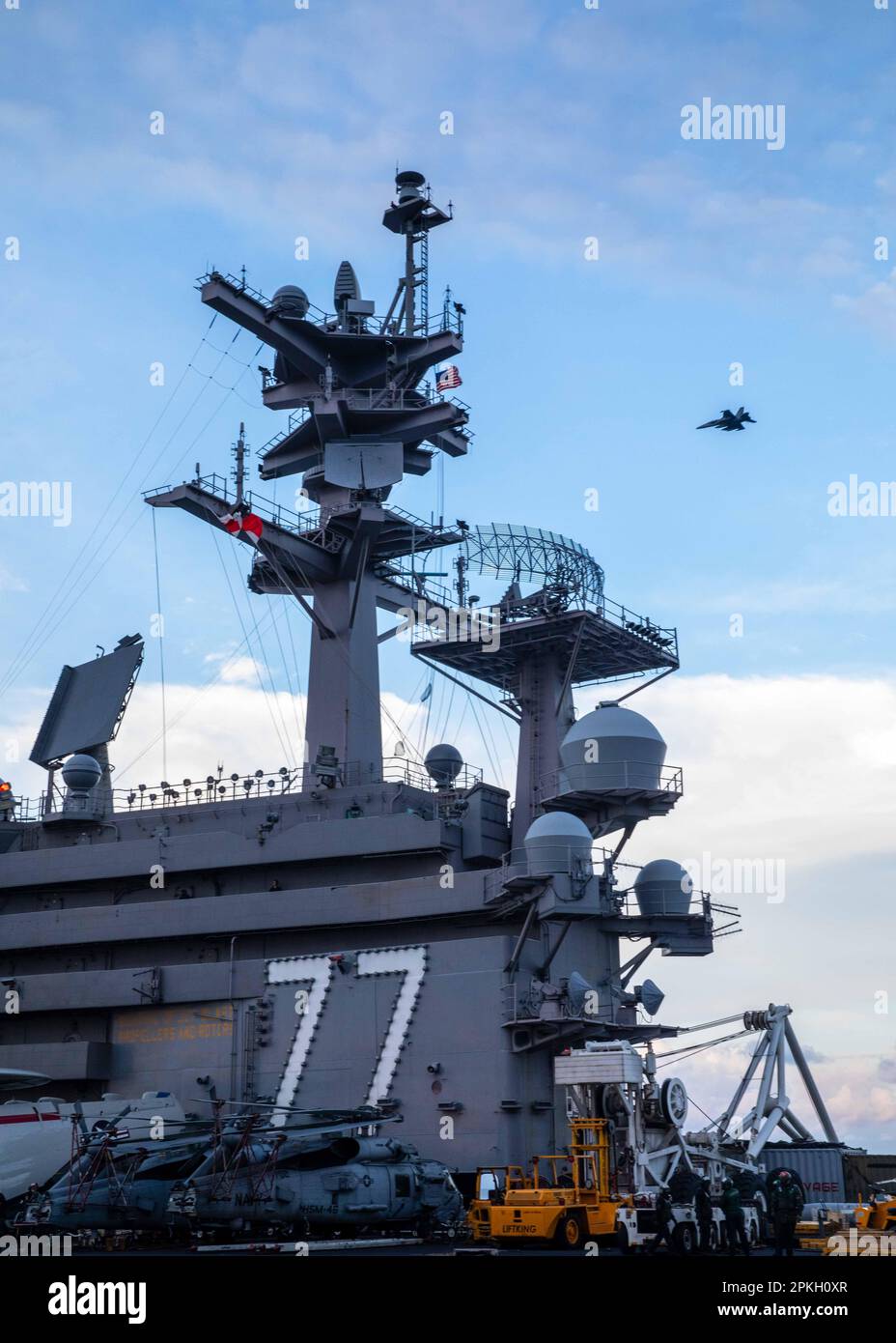 230405-N-IX644-2490 ADRIATIC SEA (April 5, 2023) An F/A-18E Super ...