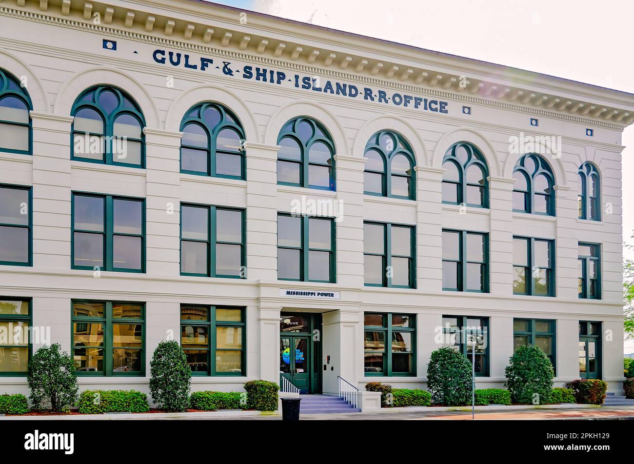 Mississippi Power occupies the former Gulf & Ship Island Railroad ...