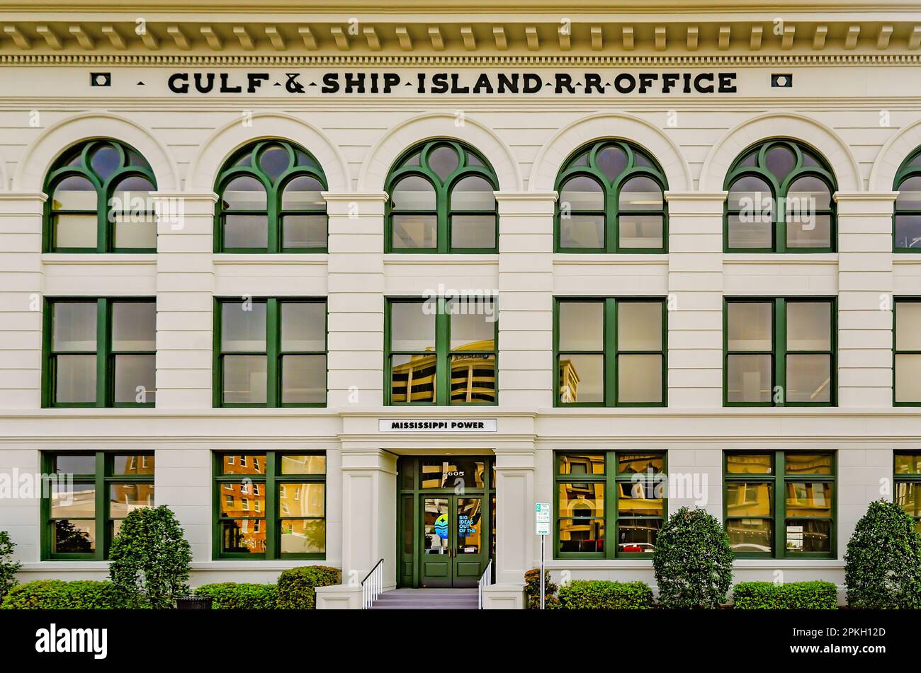 Mississippi Power occupies the former Gulf & Ship Island Railroad ...