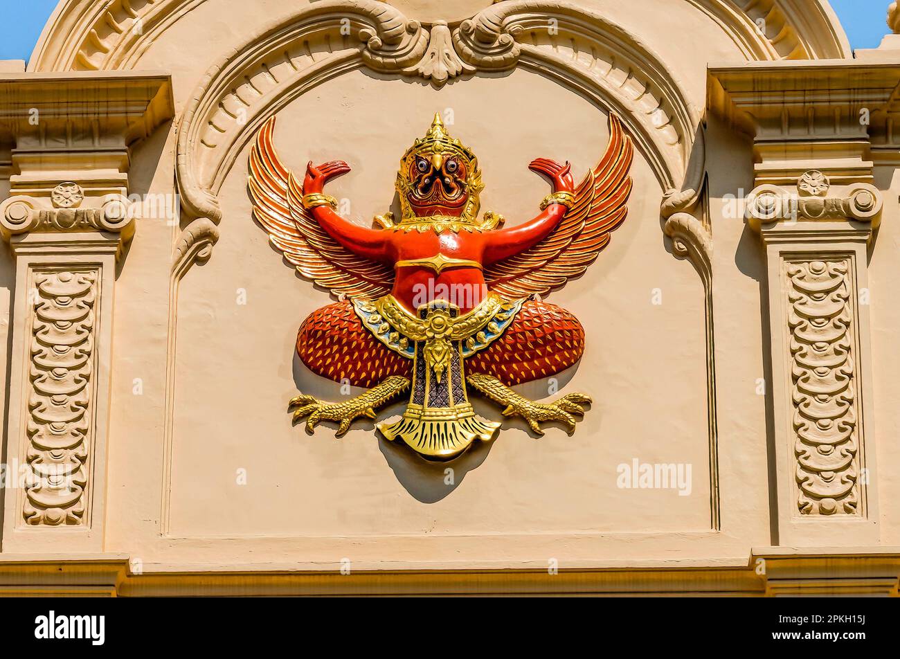 Emblem Symbol of Thai Royalty Government Grand Palace Bangkok Thailand ...