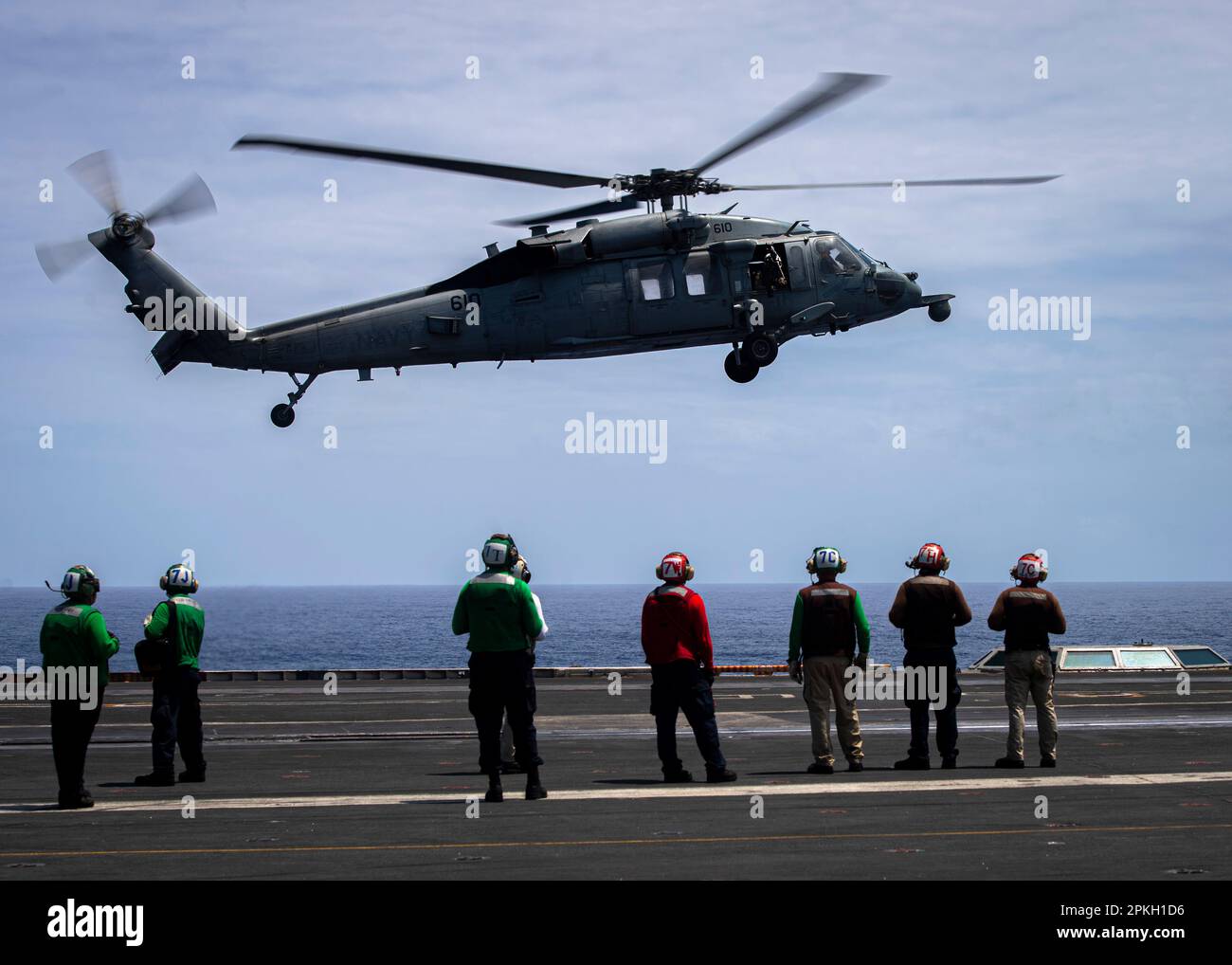 230407-N-MH015-1069 EAST CHINA SEA (April 7, 2023) An MH-60S Sea Hawk ...