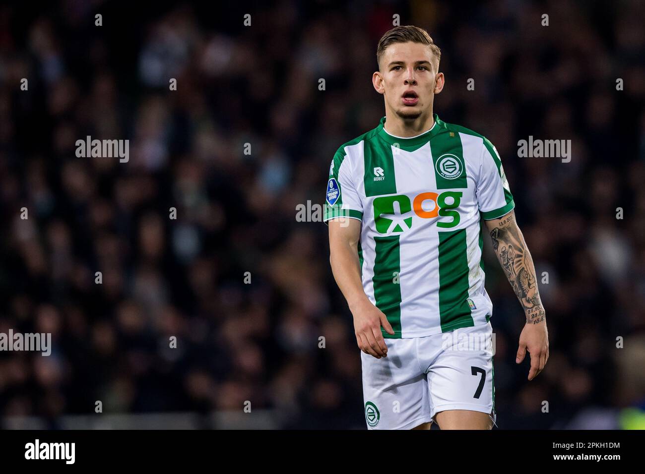 GRONINGEN - Tomas Suslov of FC Groningen during the Dutch premier ...