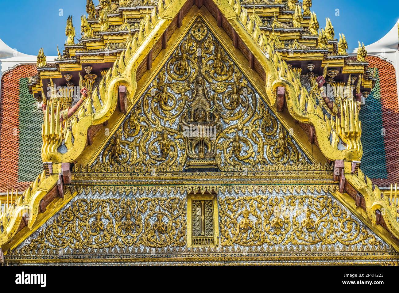 Garuda Buddhas Pavilion Grand Palace Bangkok Thailand. Garuda Is Symbol ...