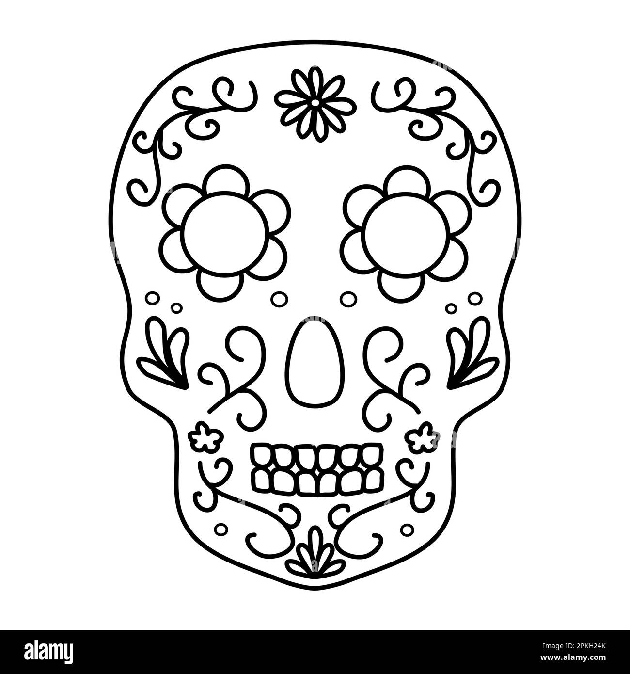 Mexican day flower Black and White Stock Photos & Images - Alamy