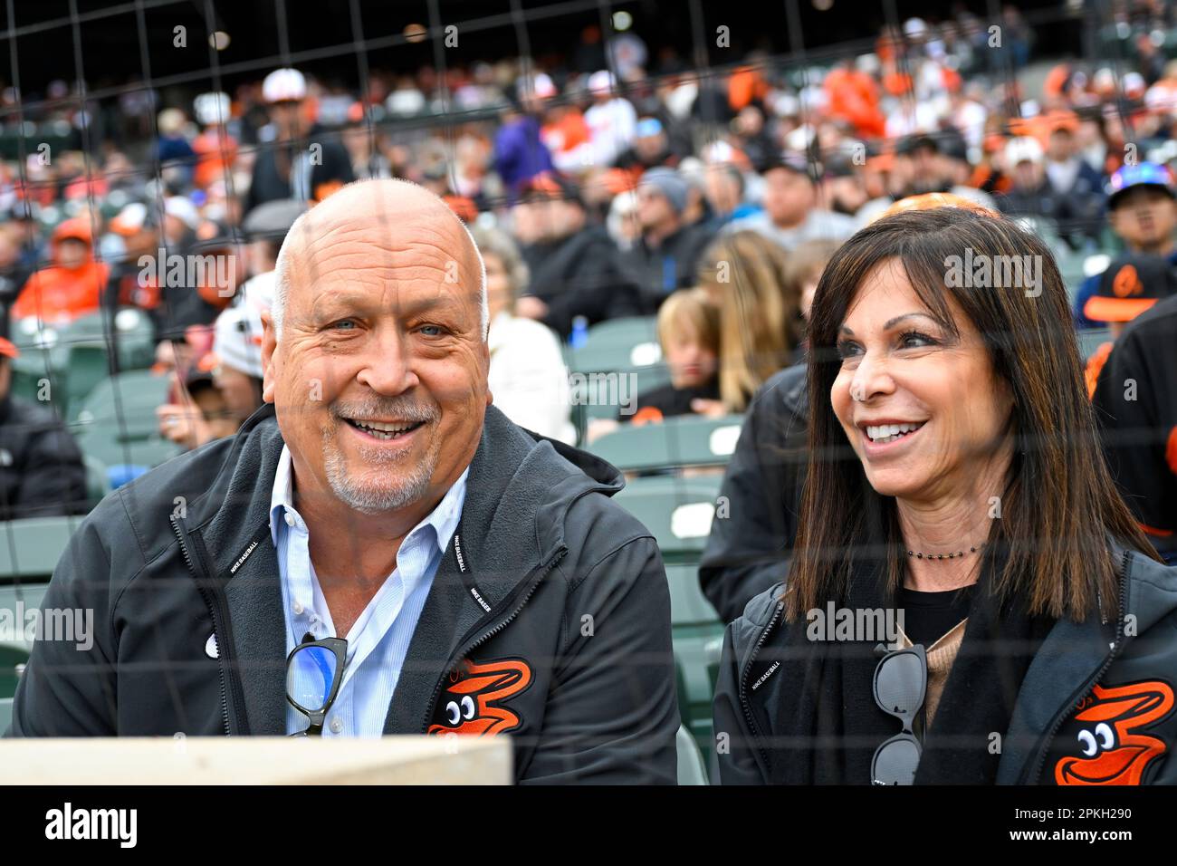 Former Baltimore Orioles player Cal Ripken, left, smiles for a photo ...