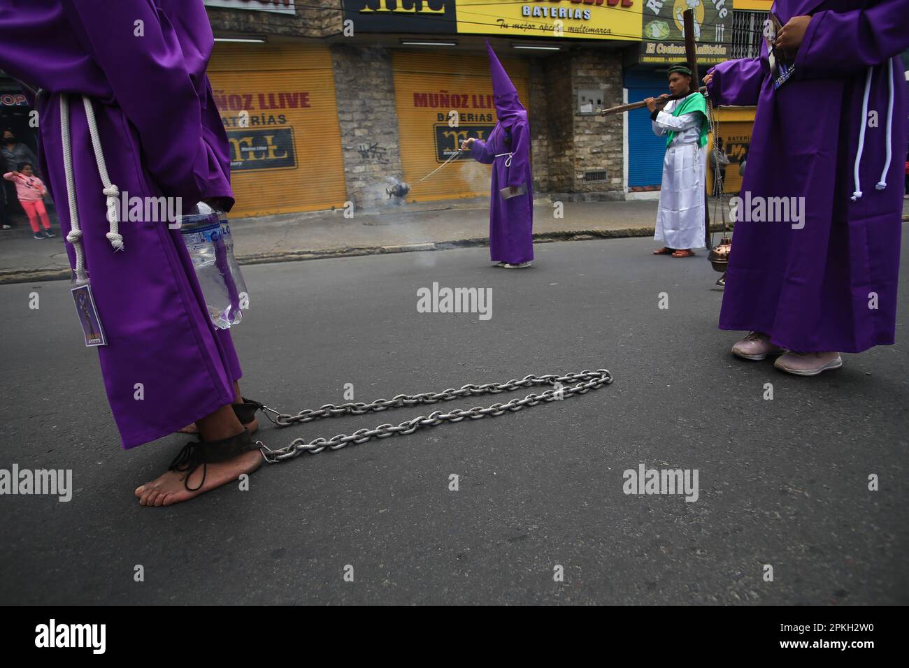 Quito, Ecuador. 07th Apr, 2023. A procession in the south of the ...