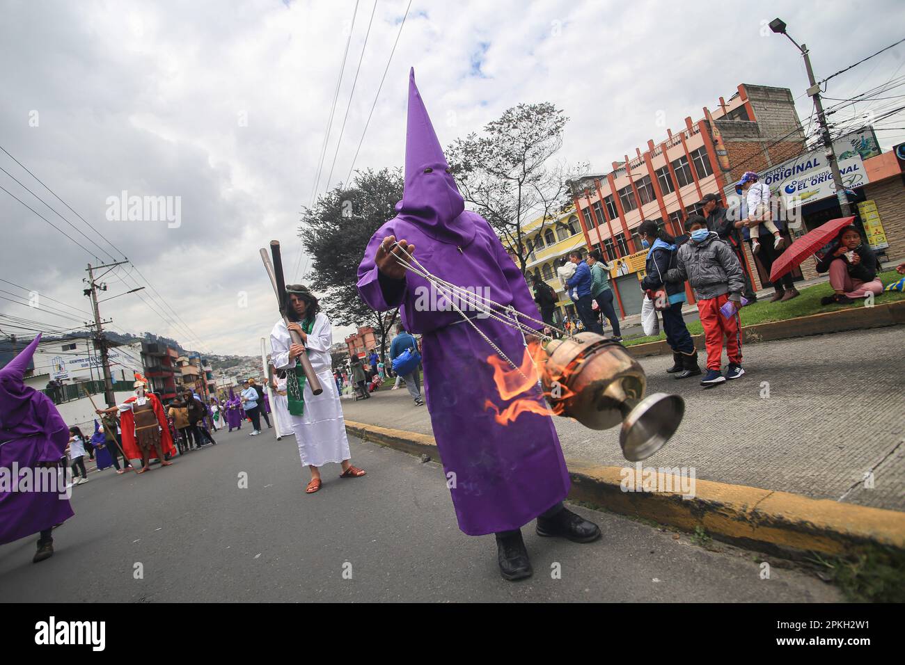 Quito, Ecuador. 07th Apr, 2023. A procession in the south of the ...